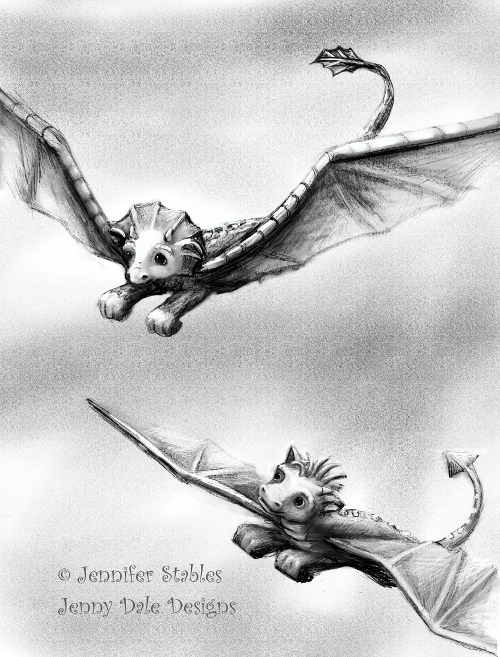 Jennifer_Stables_dragon_book_seb_And_Lux_Flying | Jenny Dale Designs