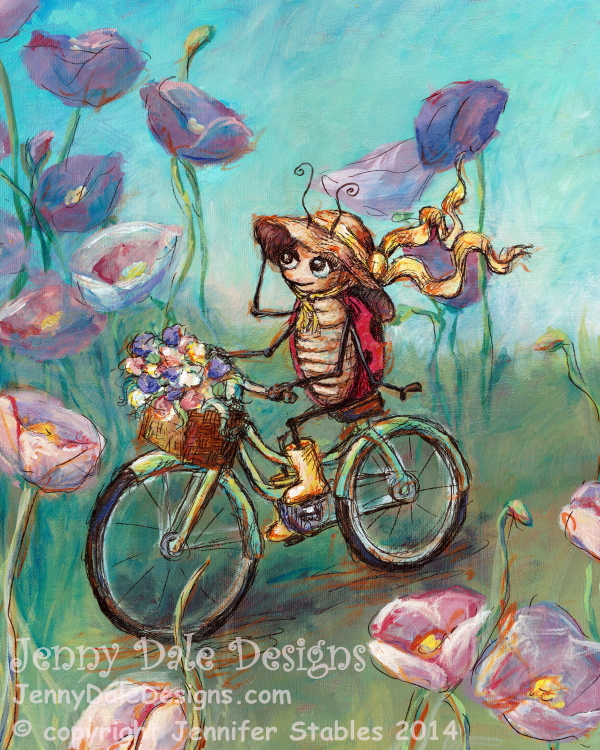 Ladybug Bicycle ride | Jenny Dale Designs
